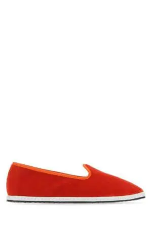 VIBI VENEZIA Vibi Venezia Velvet Mules Red