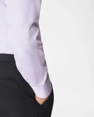 Eton Slim-fit Twill Dress Shirt - Ltpurp