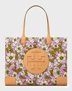 Tory Burch Ella Flower-print Tote Bag - Aster Pink Flower