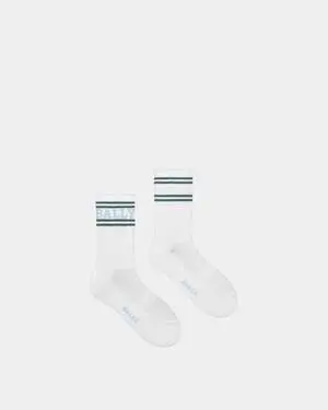 Bally Cotton Sports Socks - Sage