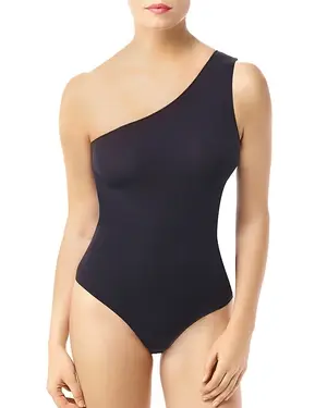 Commando One-shoulder Bodysuit - Black