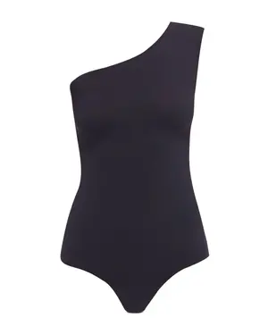 Commando One-shoulder Bodysuit - Black