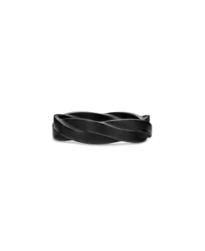 David Yurman Dy Helios Band Ring - Black
