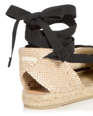 CastaÑer Jean Ankle Wrap Espadrilles