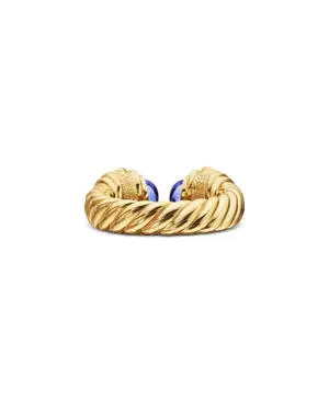 David Yurman 18k Yellow Gold Renaissance Ring - Blue/gold