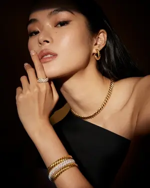 David Yurman 18k Sculpted Cable Wrap Bracelet - Gold