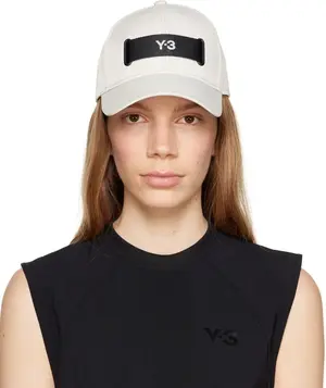 Y3 Y-3 Webbing Cap - Talc