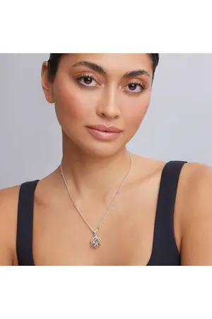 Lagos Small Sterling Love Knot Pendant Necklace