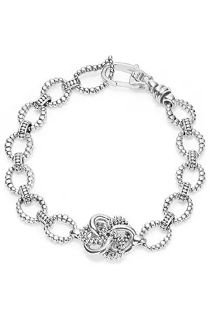 Lagos Love Knot Link Bracelet - Silver