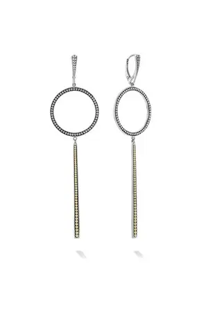 Lagos Enso Two-tone Drop Earrings - Gold
