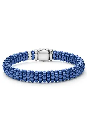 Lagos Caviar Ultramarine Ceramic Beaded Bracelet - Blue
