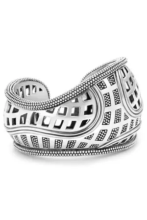 Lagos Keep Memory Alive Caviar Cuff Bracelet