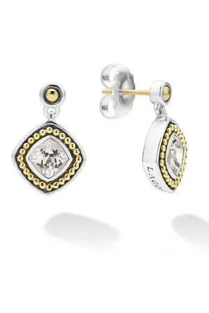 Lagos Rittenhouse Topaz Drop Earrings - White