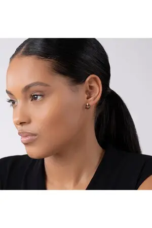 Lagos Meridian Circle Stud Earrings
