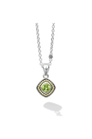 Lagos Rittenhouse Peridot Pendant Necklace - Gold