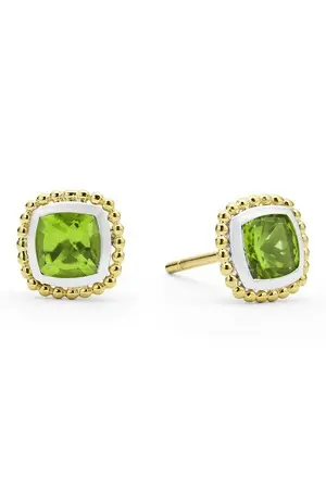 Lagos Rittenhouse Peridot Stud Earrings - Gold