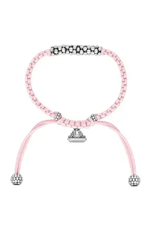 Lagos Kinder Childs First Macrame Bracelet - Pink