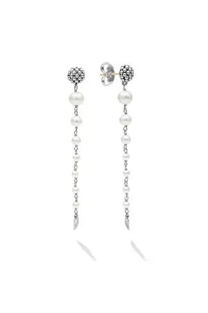 Lagos Luna Pearl Drop Earrings - Gold