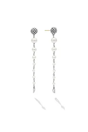 Lagos Luna Pearl Drop Earrings - Natural