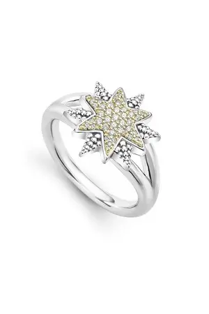 Lagos North Star Diamond Ring - Gold