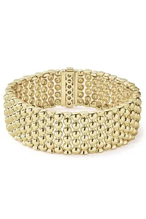 Lagos Caviar Statement Bracelet | 20mm