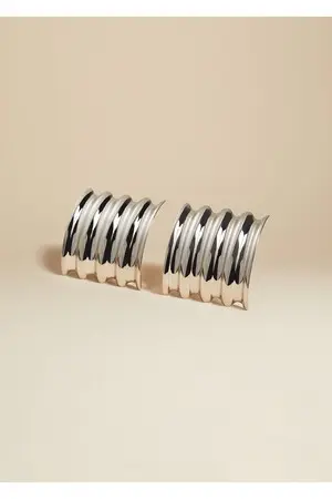 Khaite The Large Julius Panel Earrings