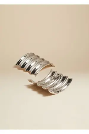 Khaite The Large Julius Panel Earrings