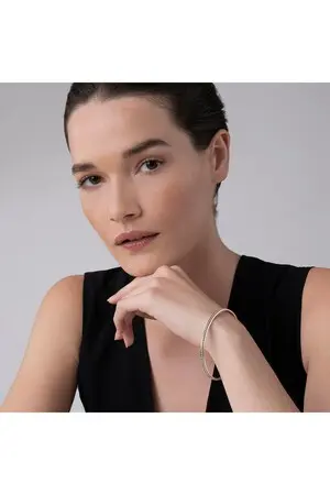 Lagos Ksl Two-tone Caviar Beaded Bangle