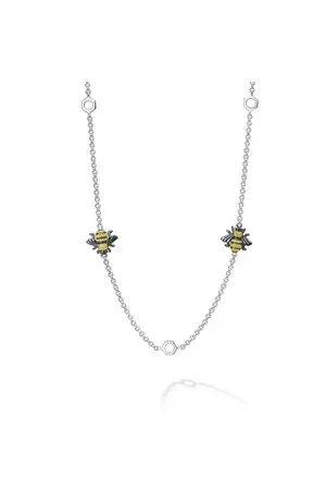 Lagos Rare Wonders Honeybee Station Necklace - Gold