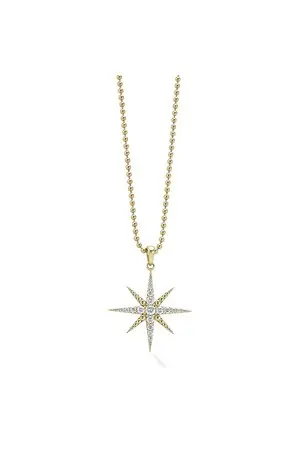 Lagos North Star Diamond And 18k Pendant Necklace - Gold