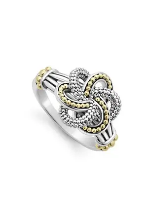 Lagos Love Knot Two-tone Ring - Gold