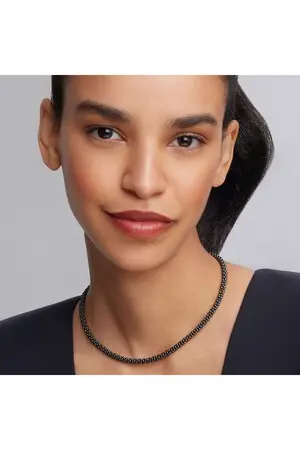 Lagos Caviar Ceramic Beaded Necklace 5mm