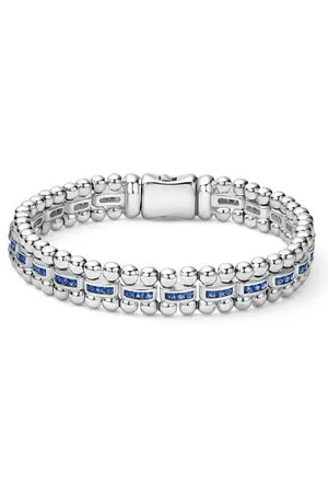 Lagos LAGOS Caviar Spark Sapphire Link Bracelet Blue