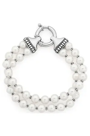 Lagos Luna Pearl Bracelet - Red