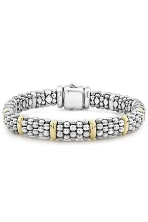 Lagos Signature Caviar Station Bracelet - Gold