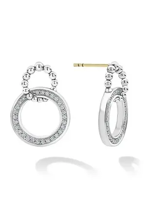 Lagos Caviar Spark Diamond Earrings - Natural