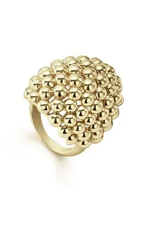 Lagos Caviar 18k Oval Statement Ring