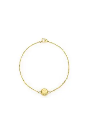 LAGOS LAGOS Caviar Gold 18K Gold Diamond Circle Bracelet