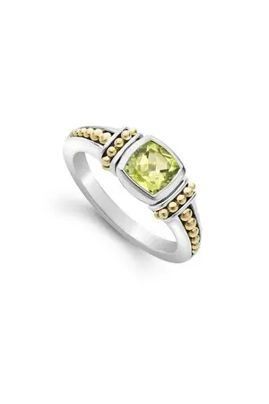 Lagos Rittenhouse Peridot Ring - Gold