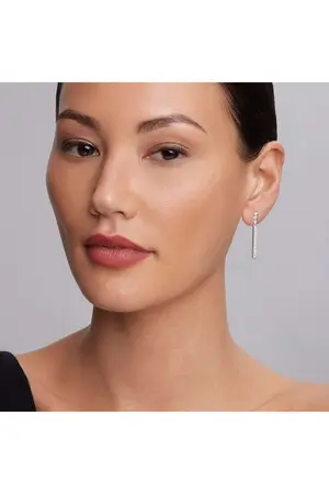 Lagos Caviar Spark Linear Diamond Earrings