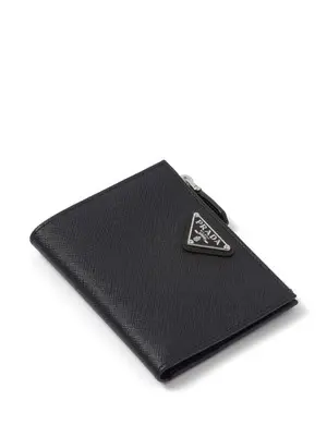 Prada Triangle-logo Saffiano Leather Wallet