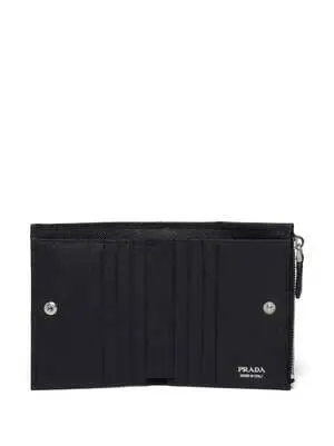 Prada Triangle-logo Saffiano Leather Wallet