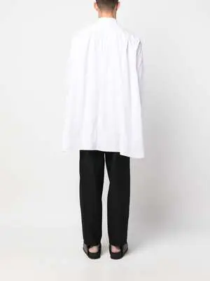 Comme Des Garçons Side-slits Cotton Shirt