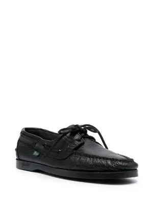 Paraboot Snakeskin-effect Calf-leather Loafers - Black