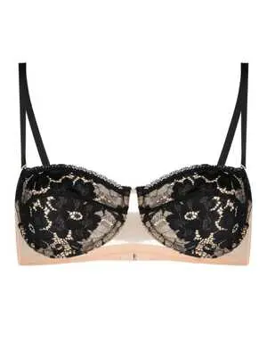 Wolford Semi-sheer Laced Bra - Black