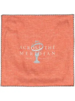 Brunello Cucinelli Logo-print Scarf