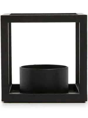 AUDO Kubus Metal Candle Holder - Black