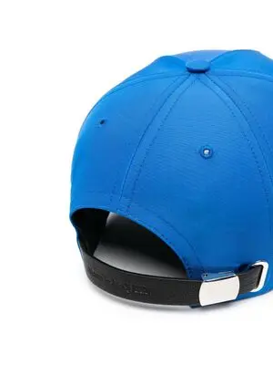 Alexander McQueen Logo-print Baseball Cap - Blue