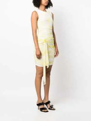 MSGM Sleeveless Ruched Mini Dress