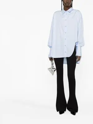 Attico Diana Long-sleeve Shirt - Blue
